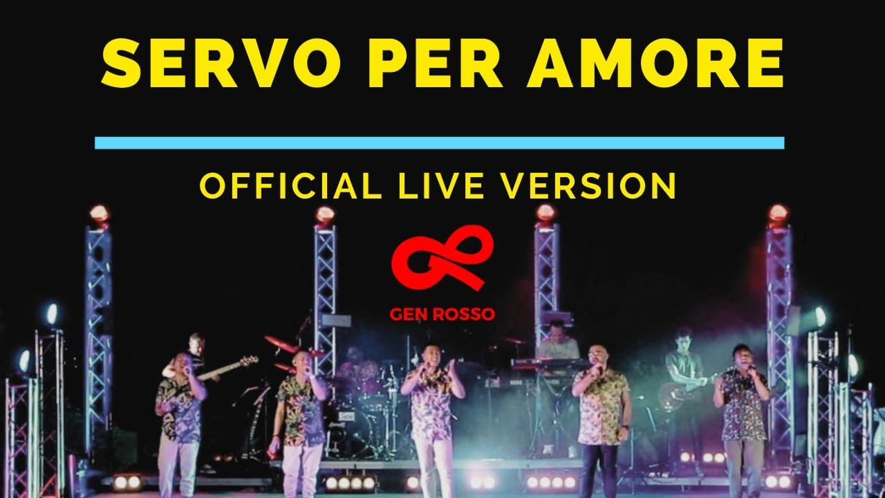 Gen Rosso Servo Per Amore Live Version Youtube