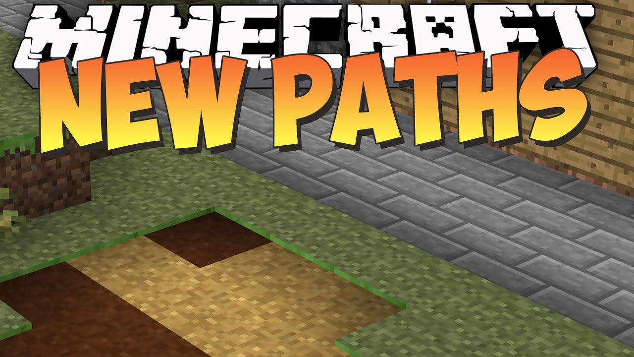New Path Blocks In Minecraft Simply Paths Mod Showcase Youtube
