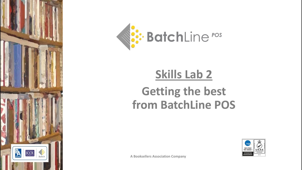 Skills Lab Batchline 2 Getting The Best From Batchline Pos Youtube