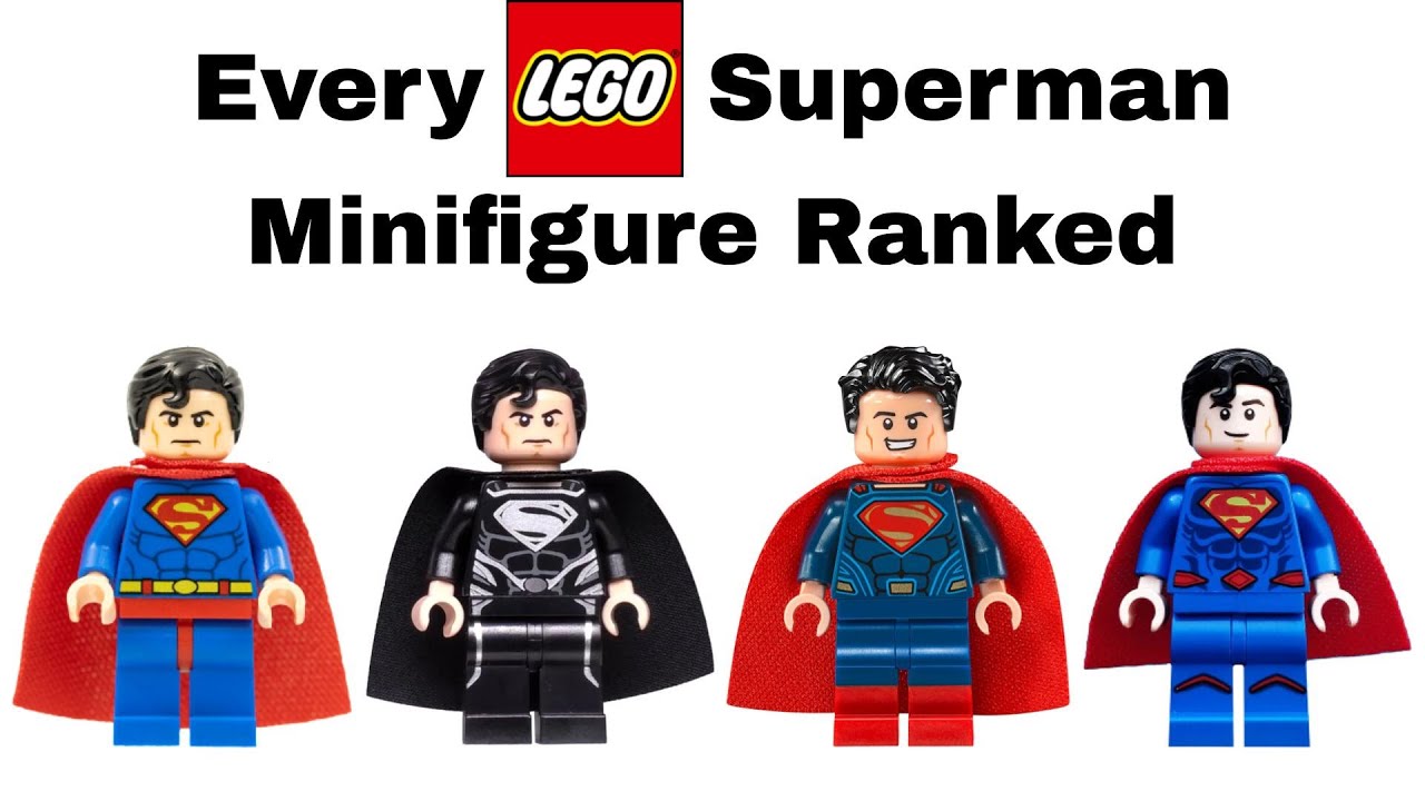 Every Lego Superman Minifigure Ranked Youtube