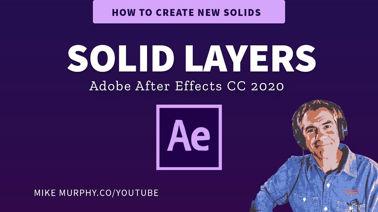After Effects How To Create New Solid Layers Youtube