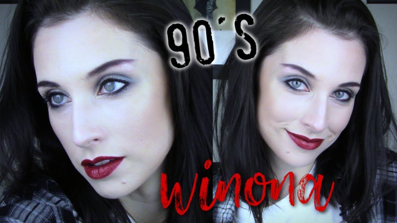90 S Winona Ryder Inspired Makeup Tutorial Youtube