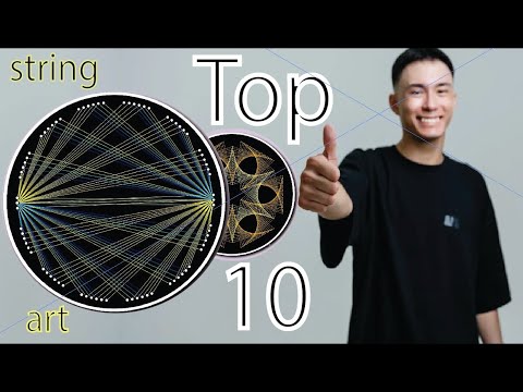 Top 10 String Art Pattern With Nails Art Tutorial Youtube