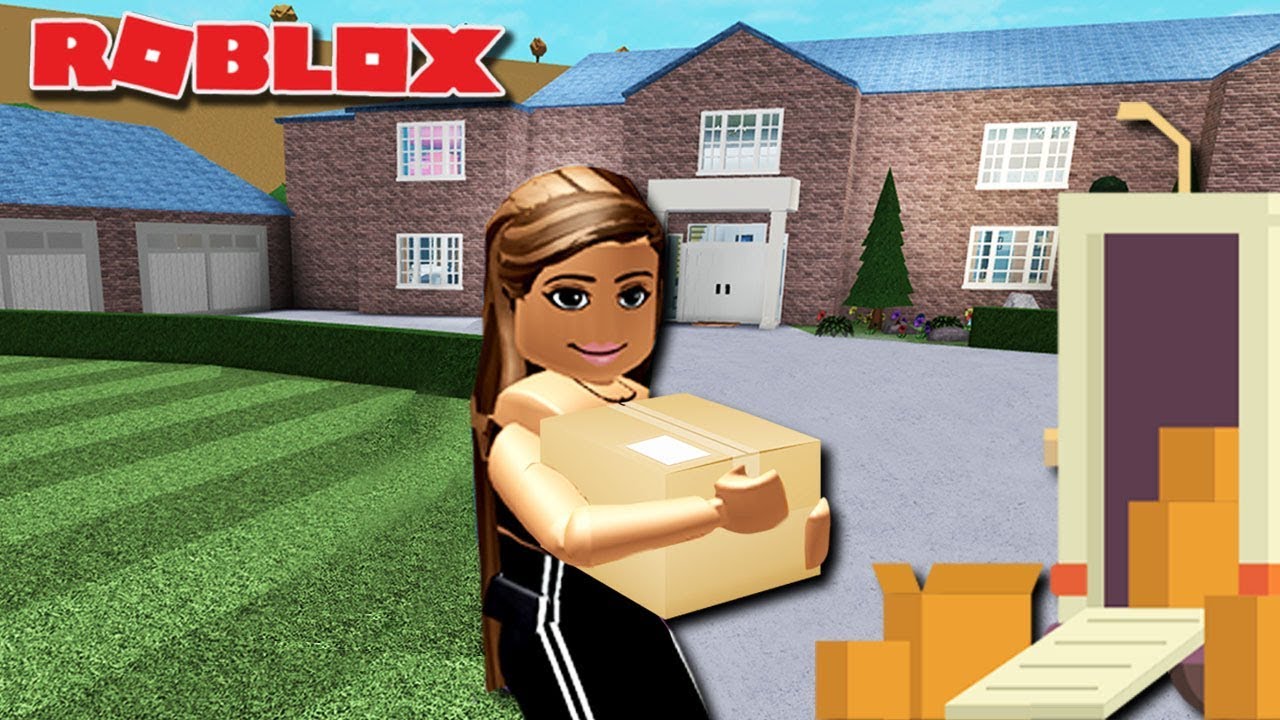 We Moved House New Family Home Tour Bloxburg Youtube
