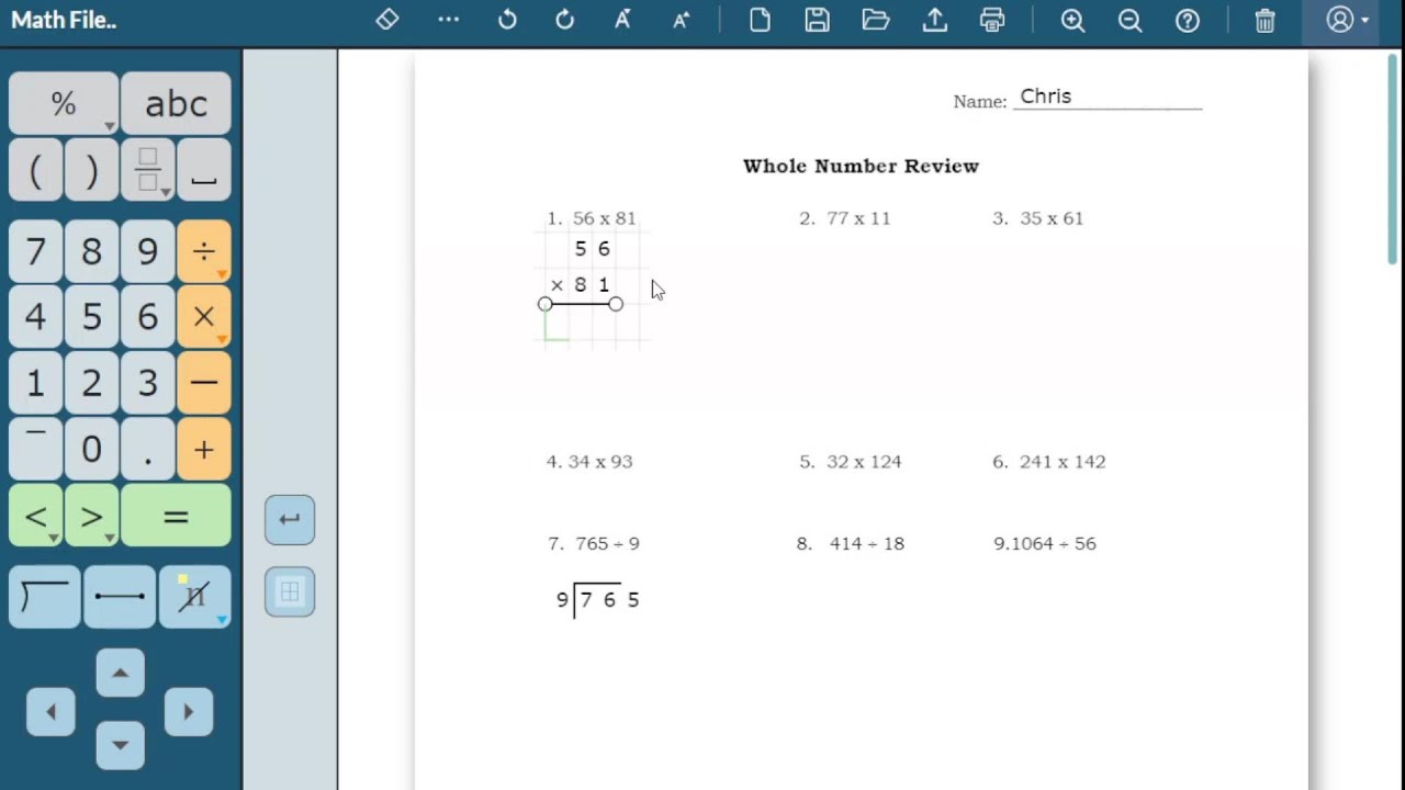 Kiwiwrite Math Add Whitespace Youtube