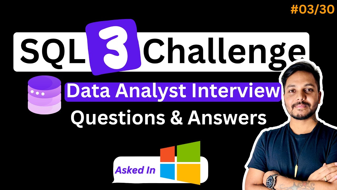 Top Sql Interview Questions And Answers 30 Days Sql Challenge Sql