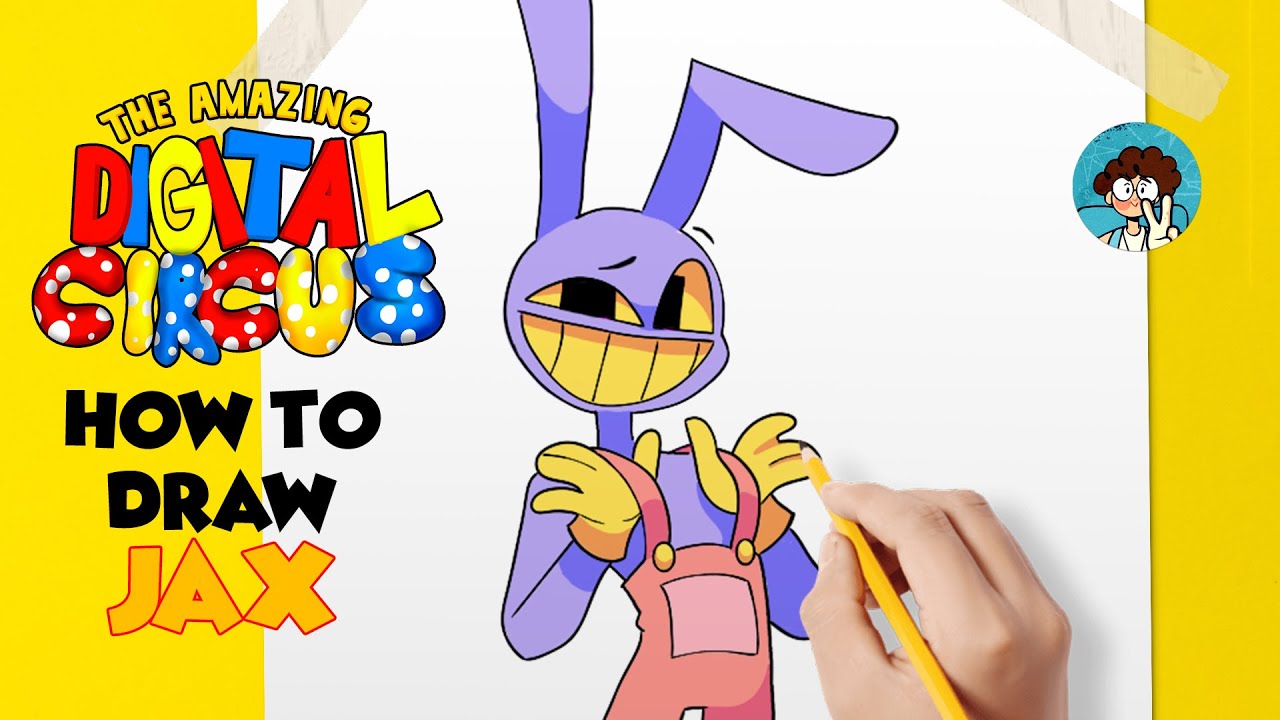 How To Draw Jax From The Amazing Digital Circus Youtube
