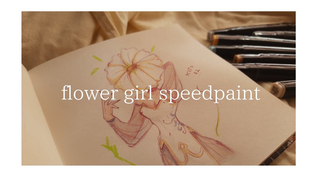 Just Flower Girl Speedpaint Youtube
