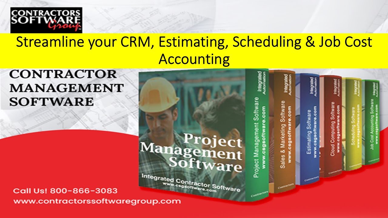 Construction Management Software From Contractors Software Group Youtube