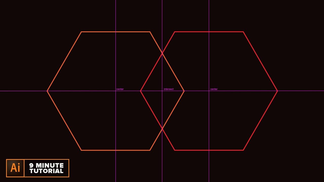 Illustrator Tutorial Smart Guides Logo Design Basics Youtube