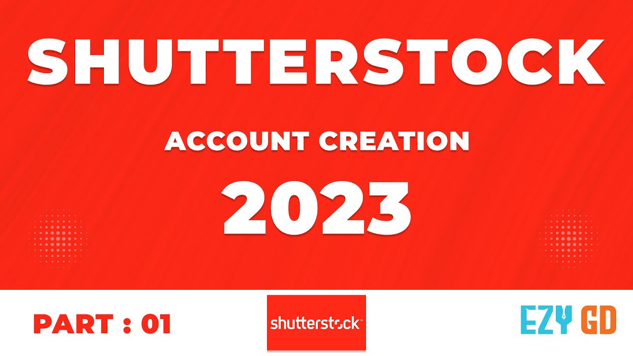 Shutterstock Contributor Account Part 01 Youtube
