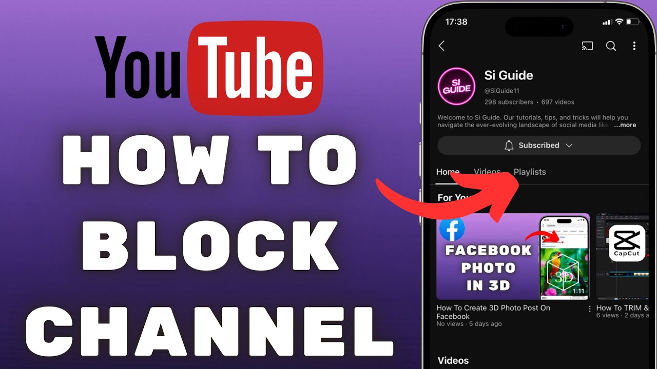 How To Block Youtube Channel Youtube
