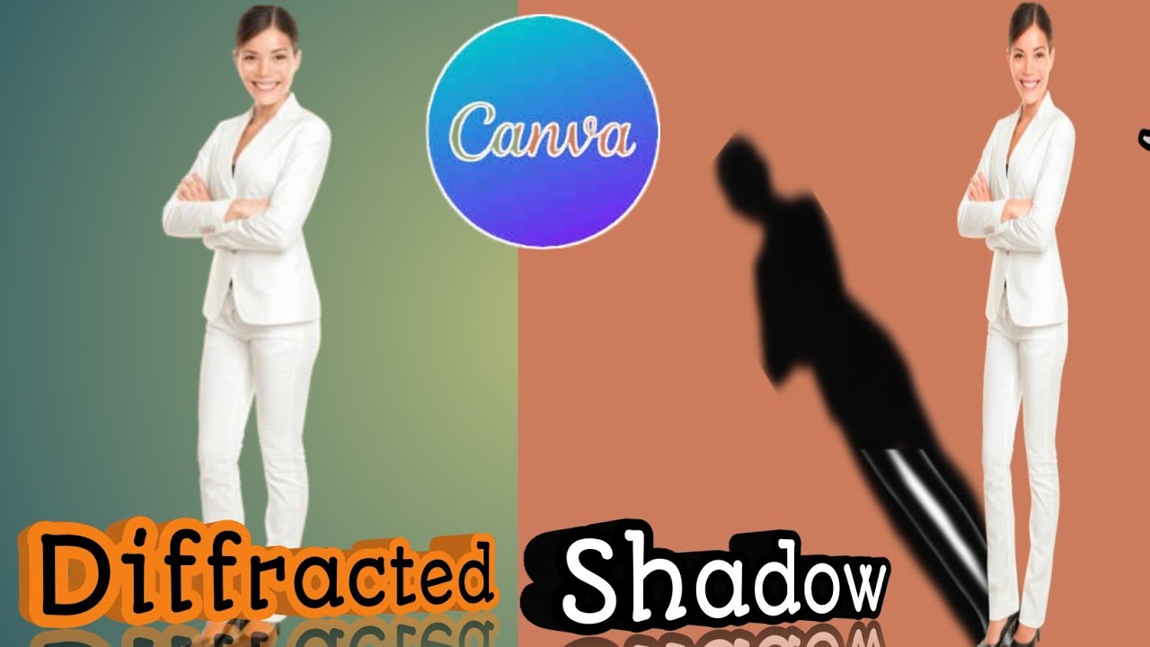How To Create Diffracted Shadows In Canva Complete Tutorial Make Money