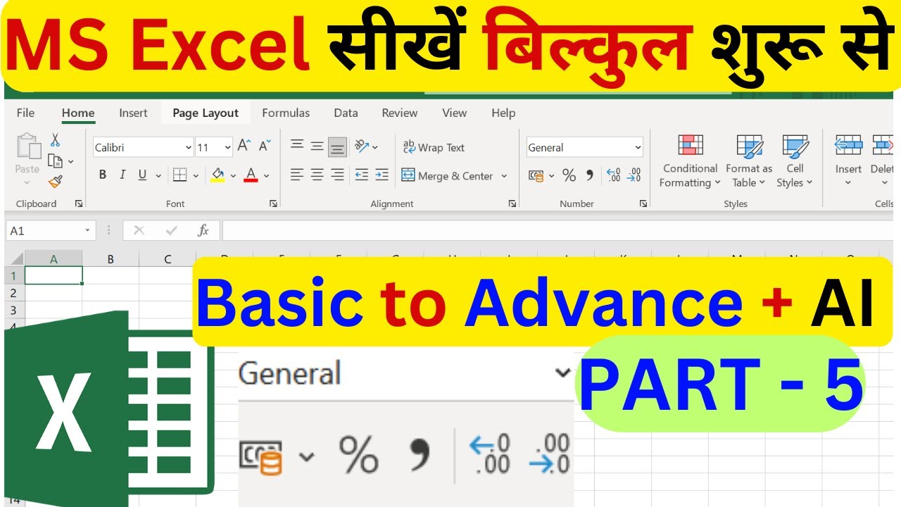 Ms Excel Part 5 Excel Basic Knowledge Number Group Excel Tutorial