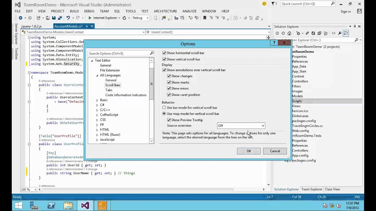 Enhancedscrollbar Vs2013 Youtube