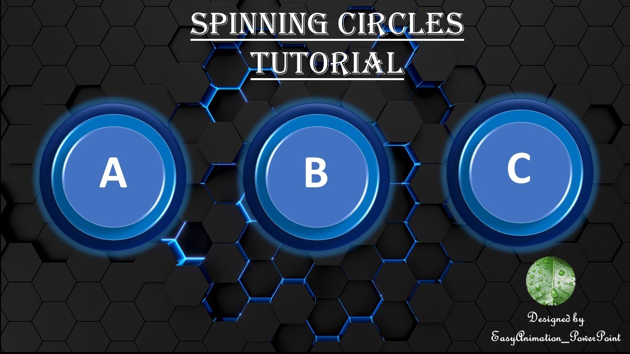 Presentation Tip Spinning Circle 3 Minutes Powerpoint Animation