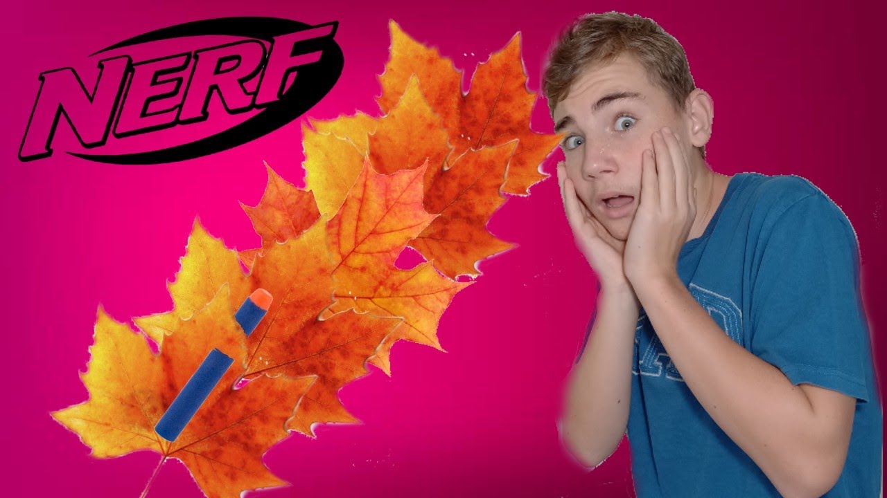 Nerf Gun Shooting Through Leaves How Many Autumn Nerf