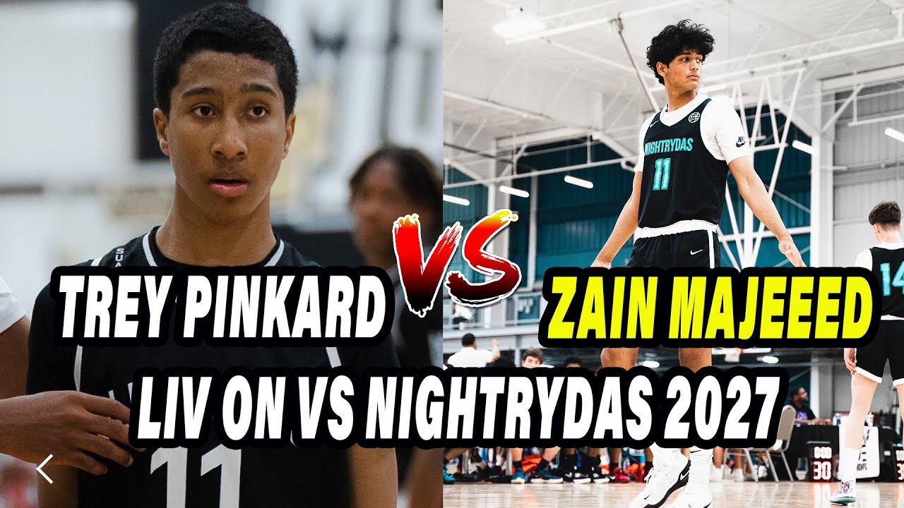 6 7 Zain Majeed Vs 5 7 Trey Pinkard Liv On Blue Chips Vs Nightrydas
