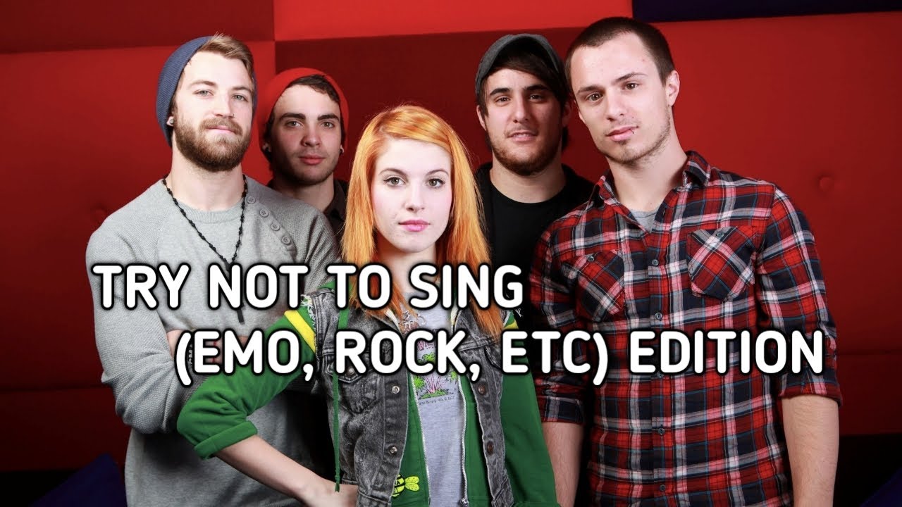 Try Not To Sing Emo Rock Etc Edition With Lyrics Youtube Music