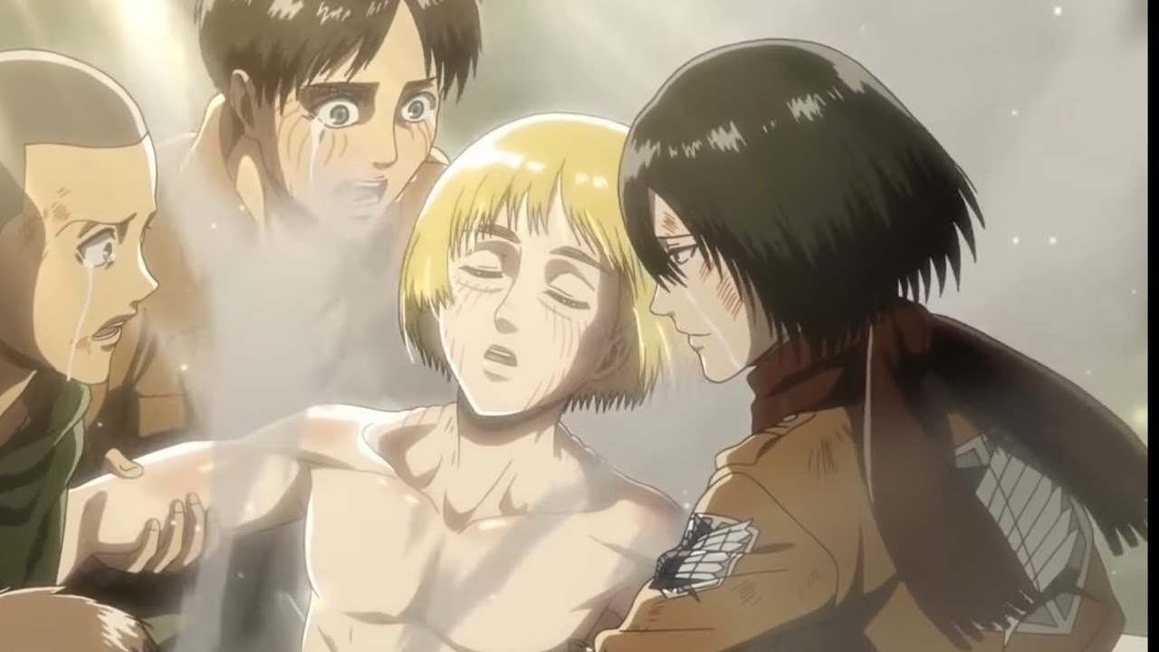 Armin Is The New Colossal Titan Levi S Choice Attack On Titan Youtube