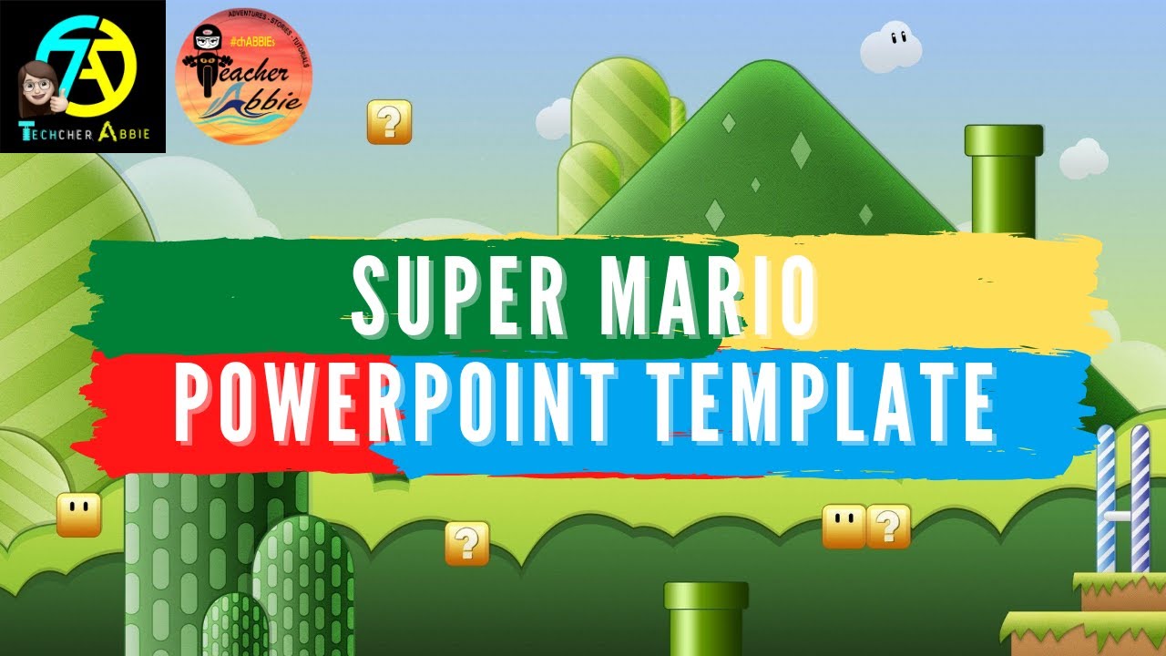 Super Mario Powerpoint Template Youtube