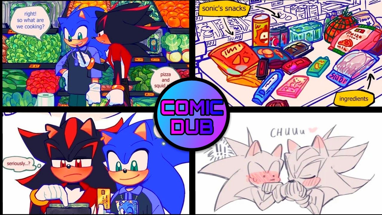 Shopping With My Bodyguard Sonic X Shadow Sonadow Comic Dub Youtube