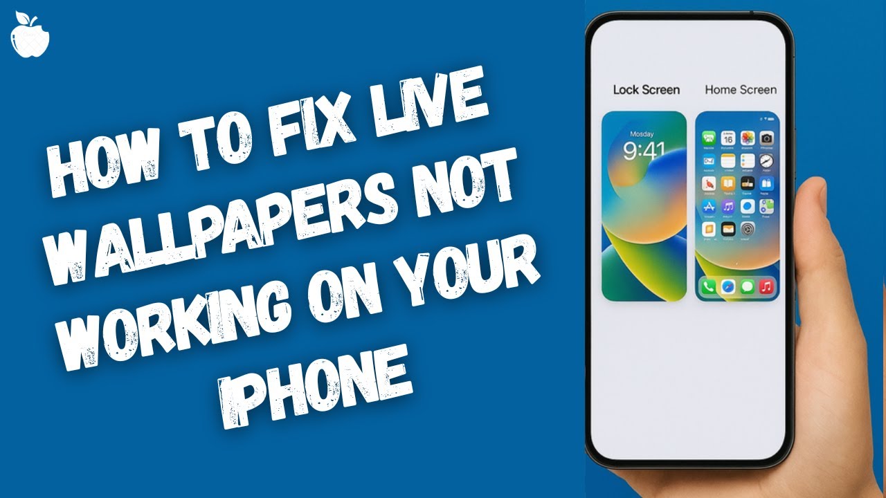 How To Fix Live Wallpapers Not Working On Your Iphone Youtube