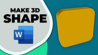 How To Make 3d Shapes In Microsoft Word 3d Shapes In Word How To Make