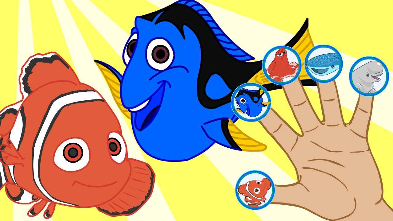 рџђџ Finding Dory рџђџ Finger Family Song Nursery Rhymes Youtube