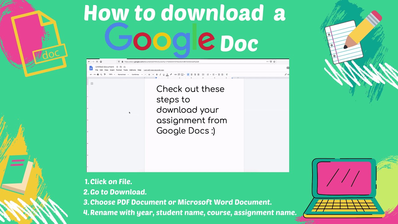 How To Download Google Docs Youtube