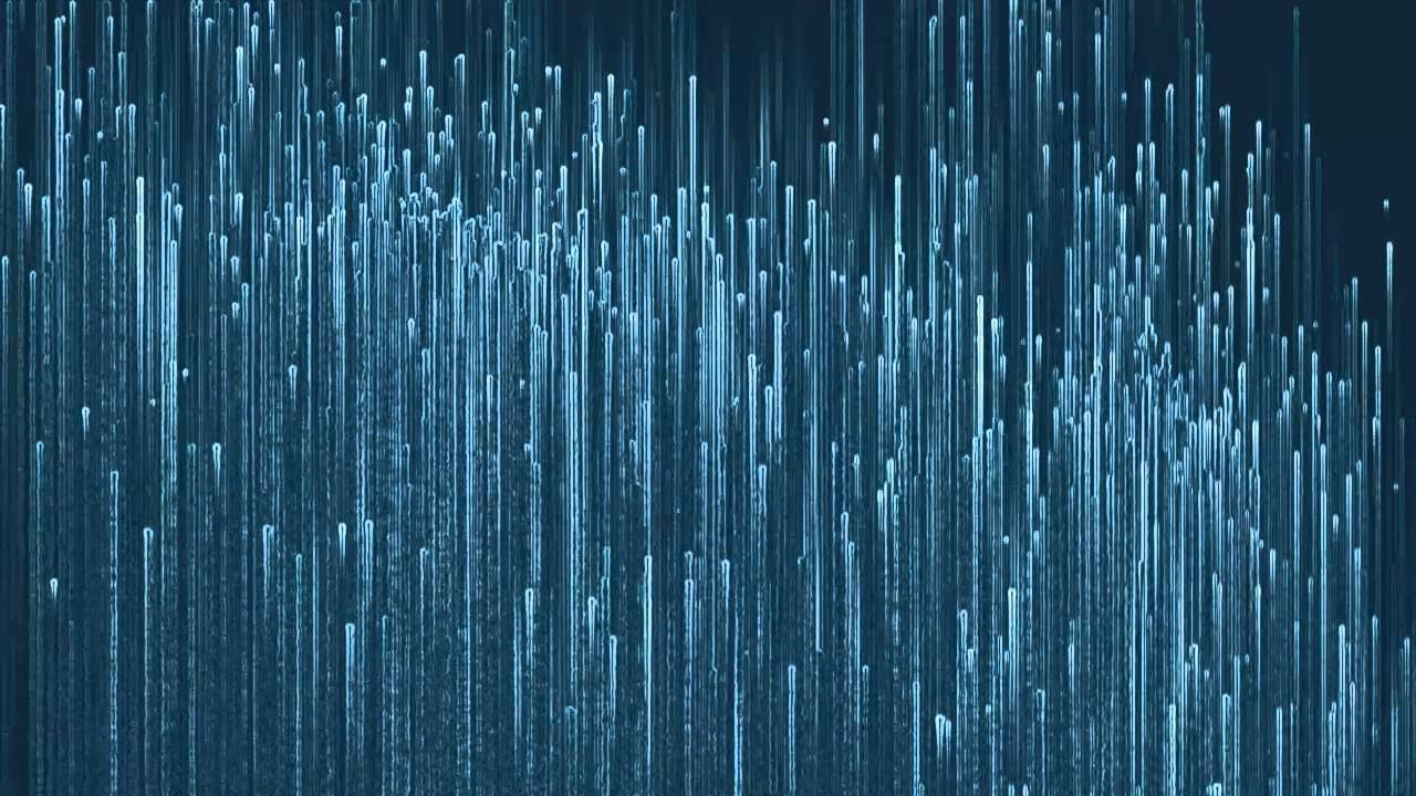 Rain Abstract Background Loop Green Screen Motion Graphics Animated