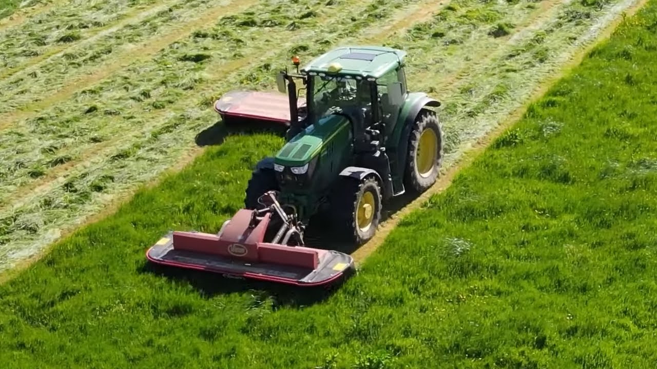 Its Finally Silage Time Mowing Day 1 Youtube