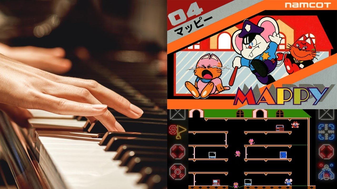 Mappy Main Theme Midi Piano Cover Youtube