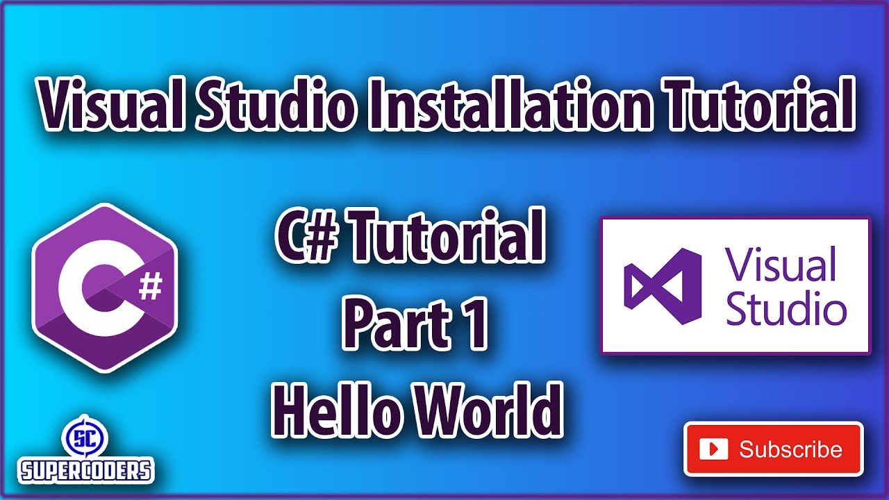 C Hello World Part 1 Visual Studio Installation Youtube