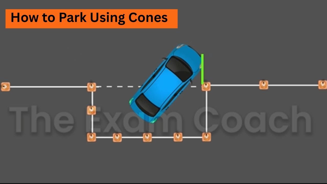 Step By Step Park Using Cones Parallel Parking Youtube