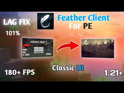 Feather Client For Mcpe 1 21 Minecraft Youtube
