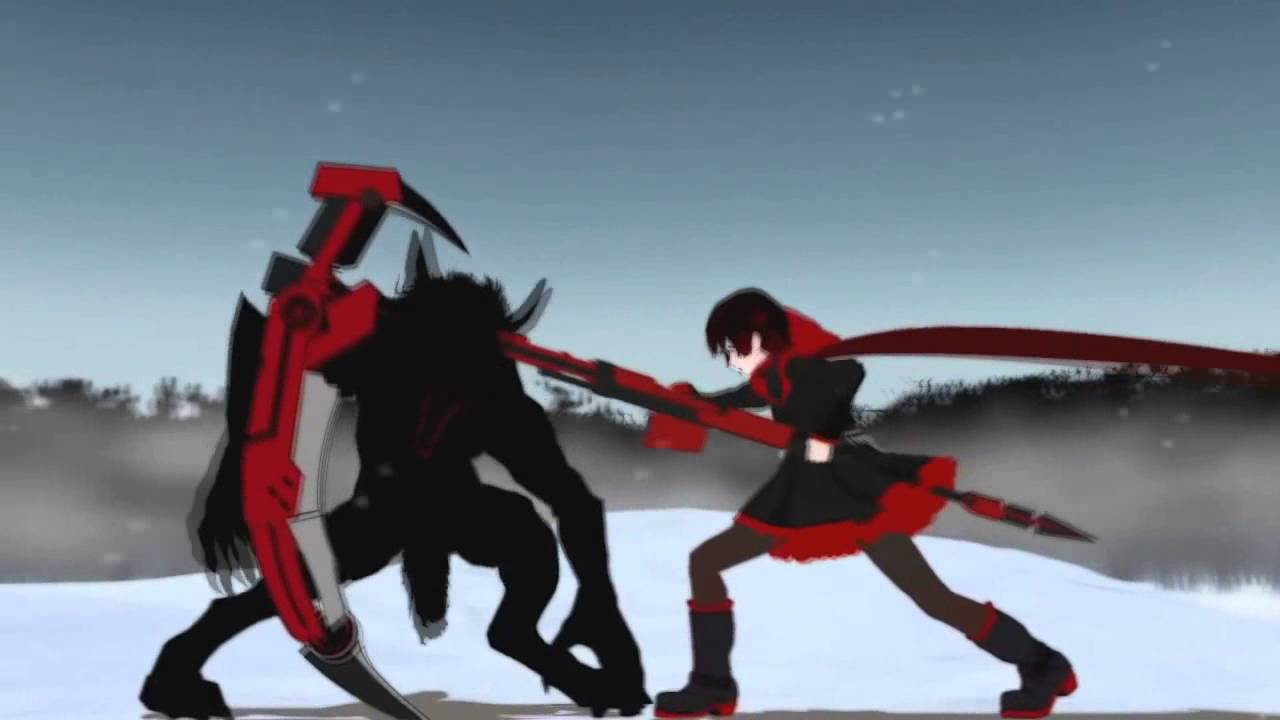 Rwby Ruby Rose Fight Scenes Amv Youtube