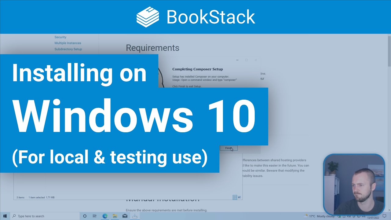 Manual Bookstack Installation On Windows 10 Youtube