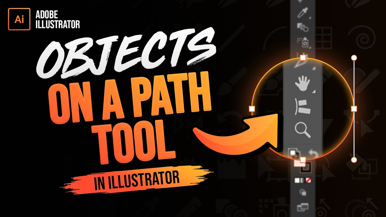 How To Use The Objects On Path Tool In Adobe Illustrator Youtube