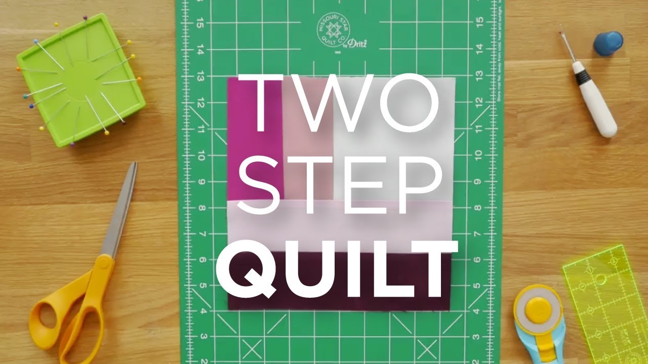 Quilt Snips Mini Tutorial Two Step Quilt Youtube