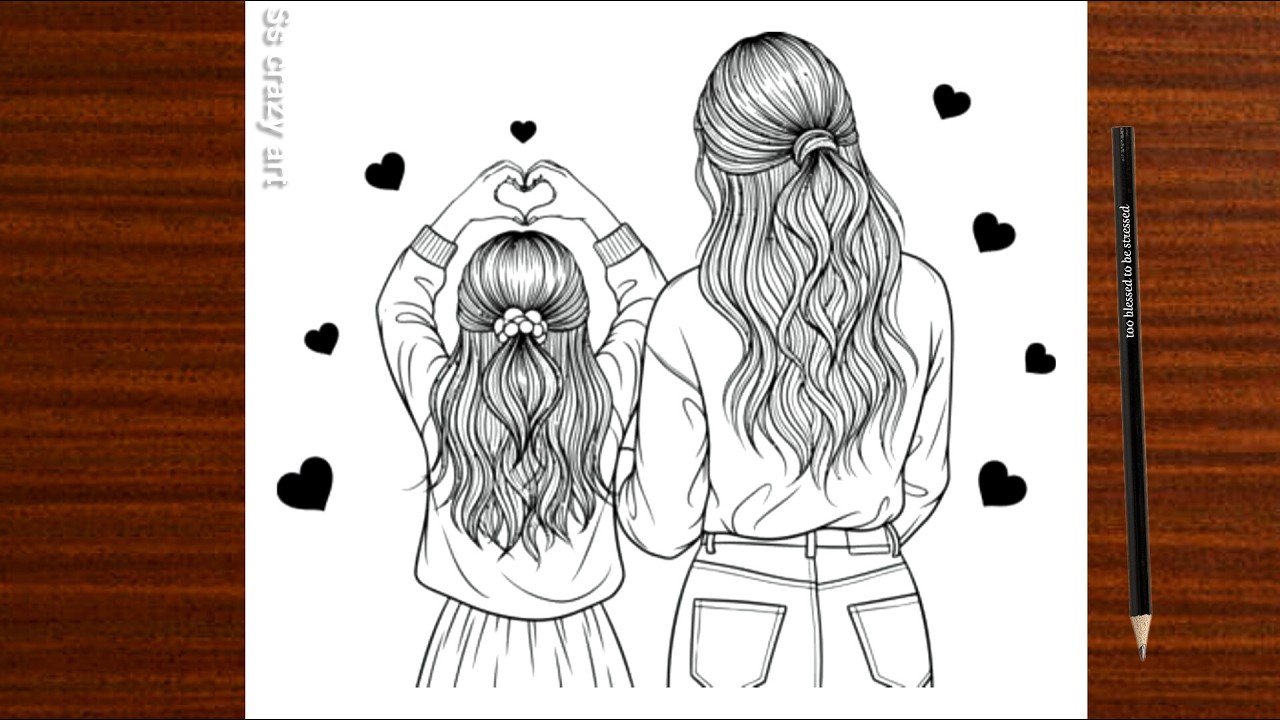 Happy Motherôçös Day Drawing å Motherôçös Day Special Drawing Easy For