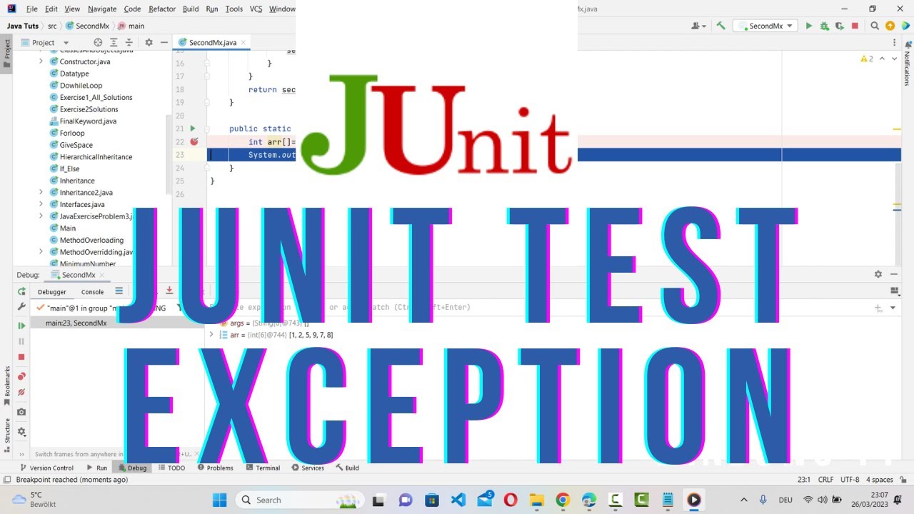 Java Test Exception Junit 5 At Fred Morales Blog