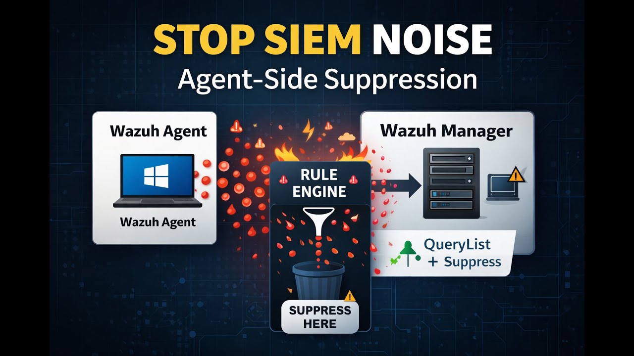 Wazuh Performance Hack Drop Noisy Events Before They Hit The Manager