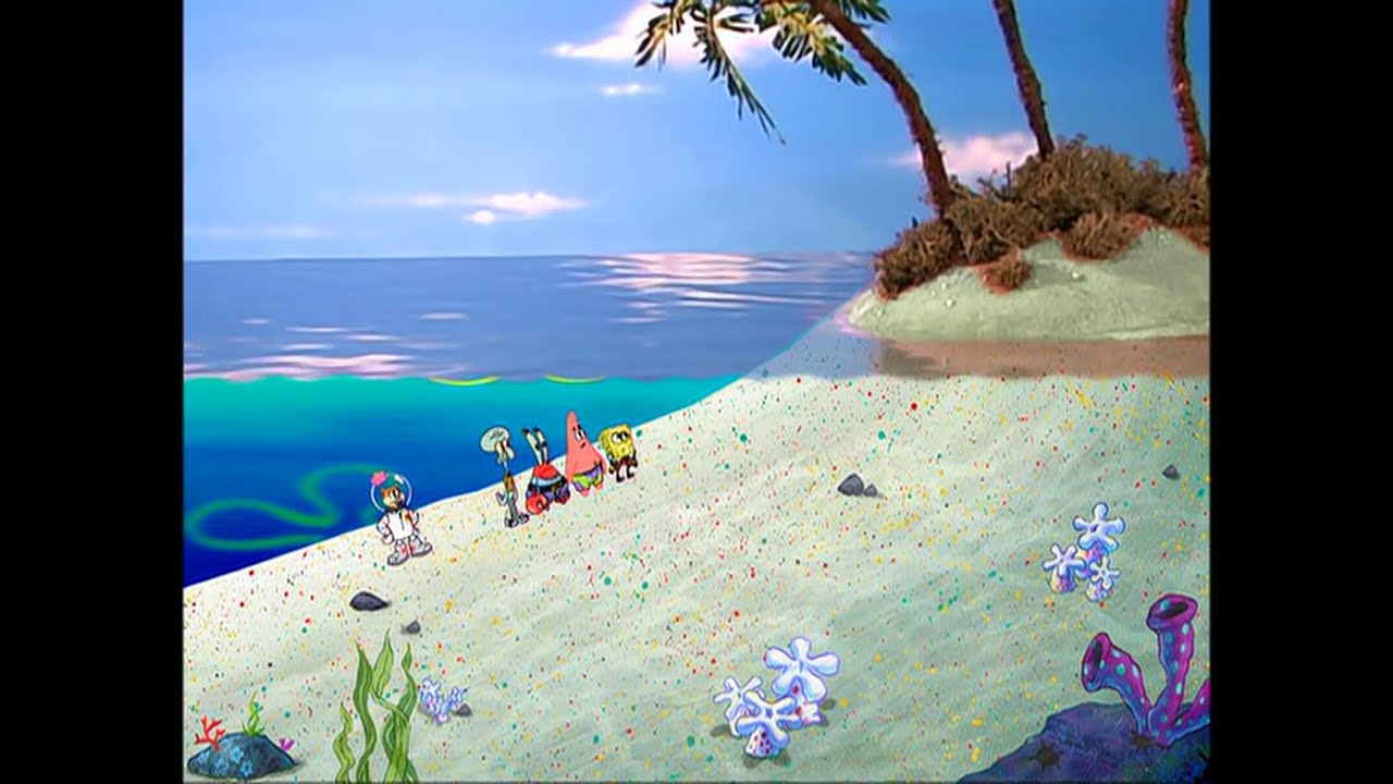Spongebob Squarepants邃 Sea Creatures On Dry Land Scene 1080p60 Youtube