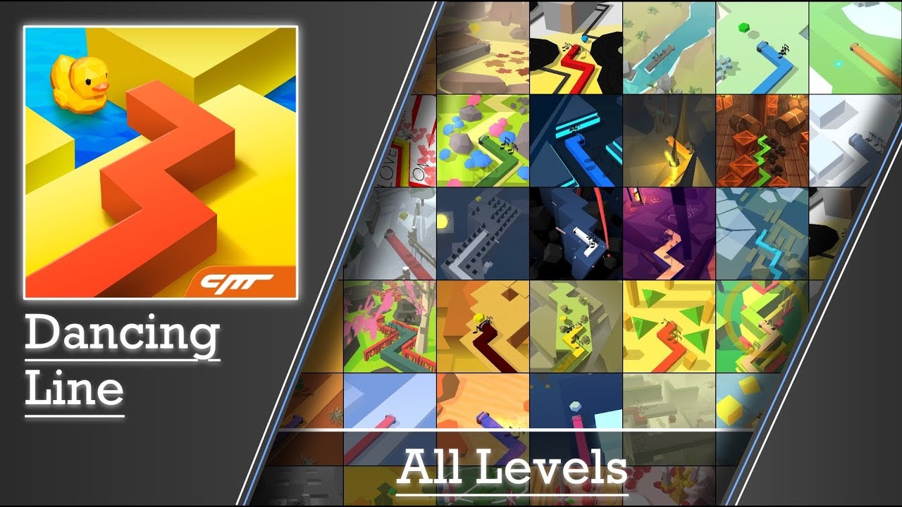 Dancing Line All Levels 2 2 5 Youtube