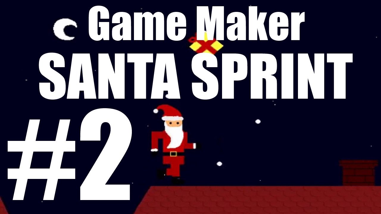 Game Maker Santa Sprint Endless Runner Tutorial Part 2 Youtube
