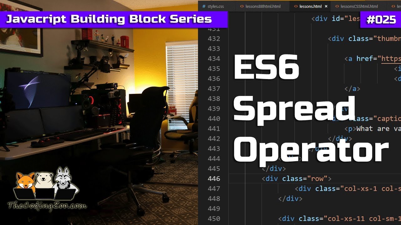 Es6 Spread Operator Javascript Building Blocks 25 Youtube