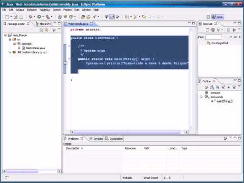 Uso Del Ide Eclipse En Java Youtube
