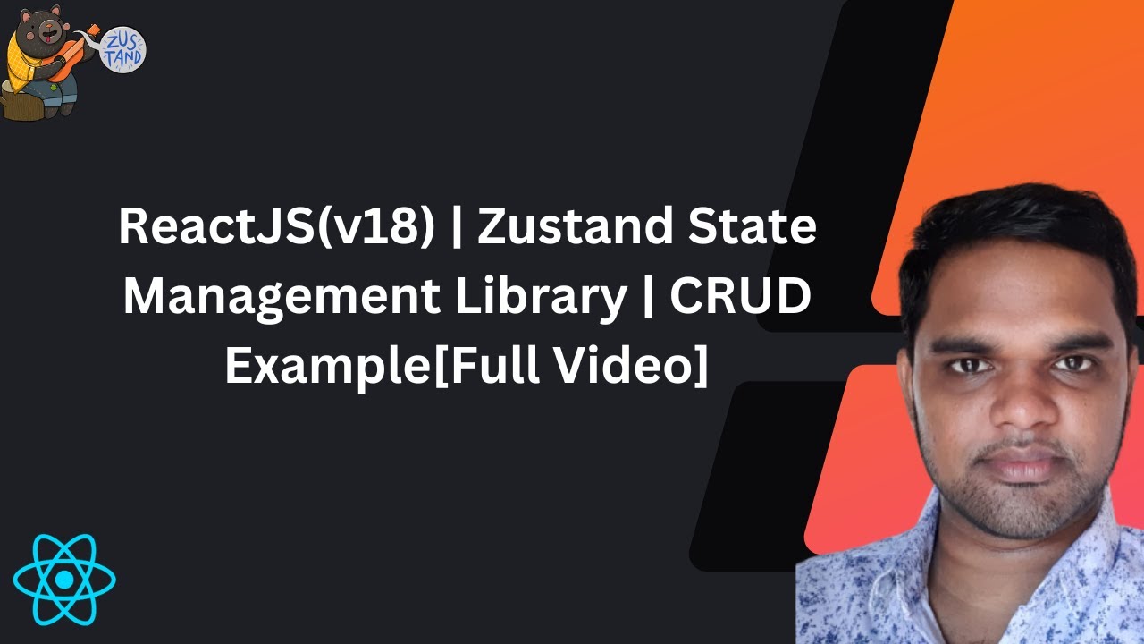 Reactjs V18 Zustand State Management Library Crud Example Full