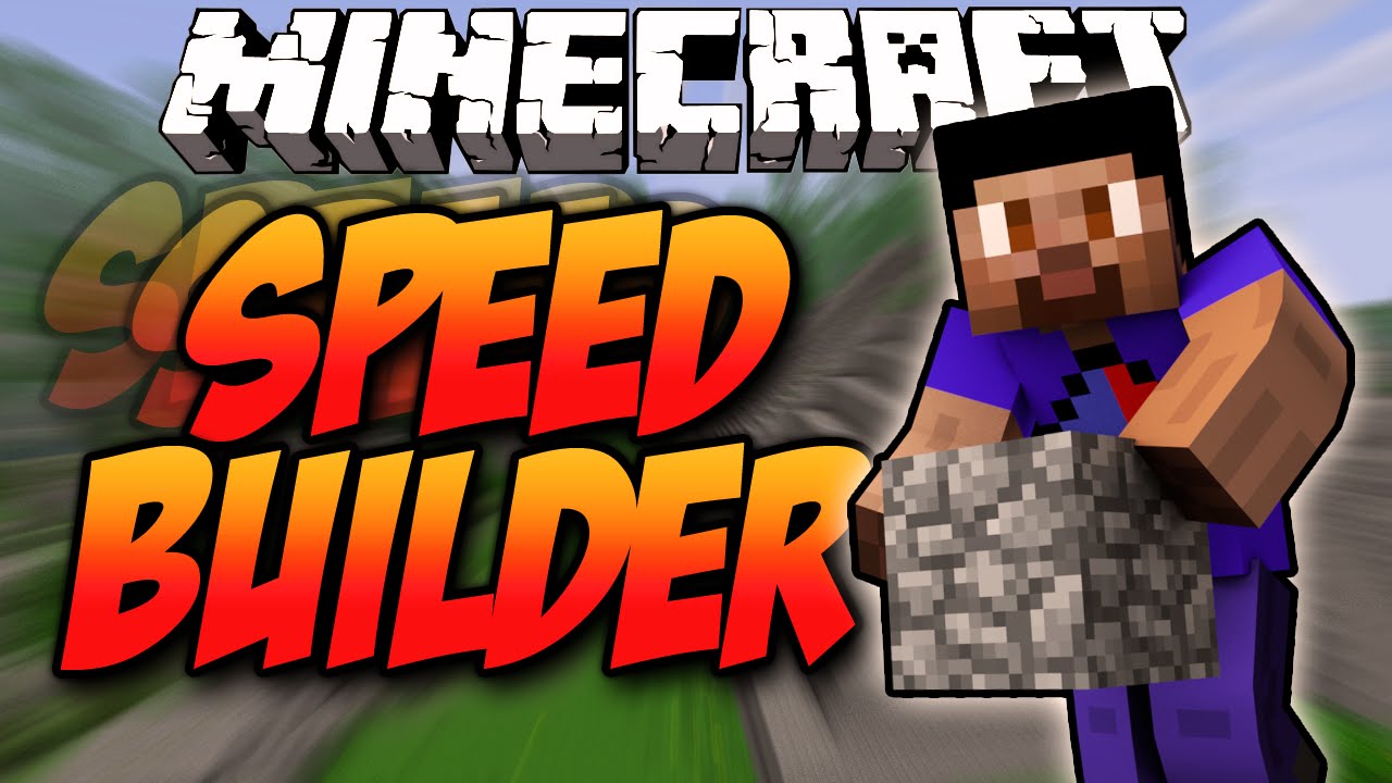 Minecraft Speed Builders 1 With Vikkstar Jerome Youtube